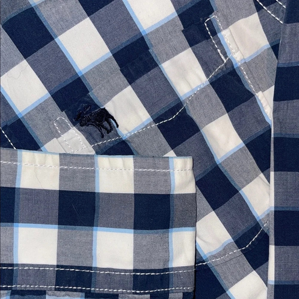 Abercrombie & Fitch | Shirts | Abercrombie Plaid Buttonup Shirt Blue ...